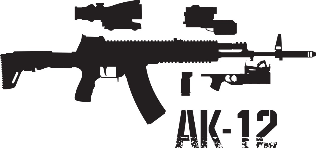 Ak 47 Vector Images (over 1,200)