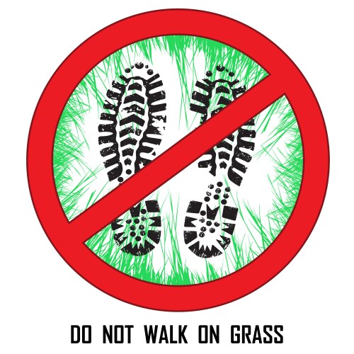 Do not Step Vector Images (over 450)