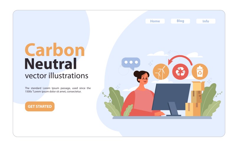 Carbon Neutrality Vector Images (over 2,300)