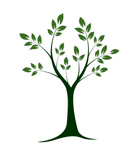 Plant with root Royalty Free Vector Image - VectorStock