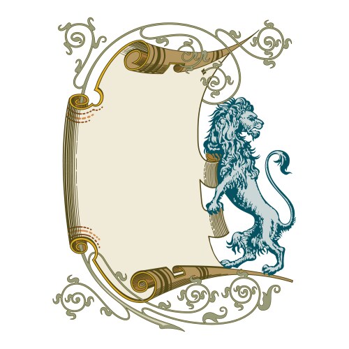 Lion Frame Vector Images (over 2,400)