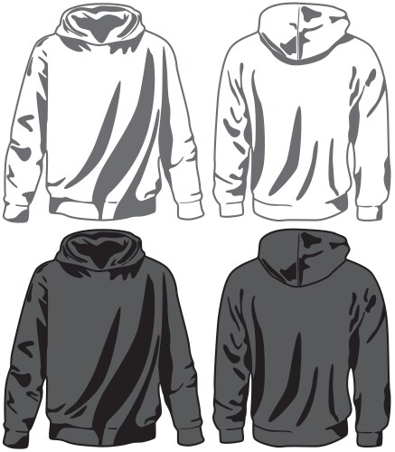 Hoodie Template Vector Images (over 6,100)