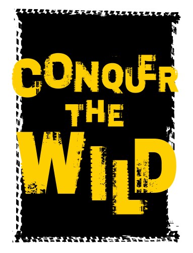 Offroad hand drawn grunge lettering off road Vector Image