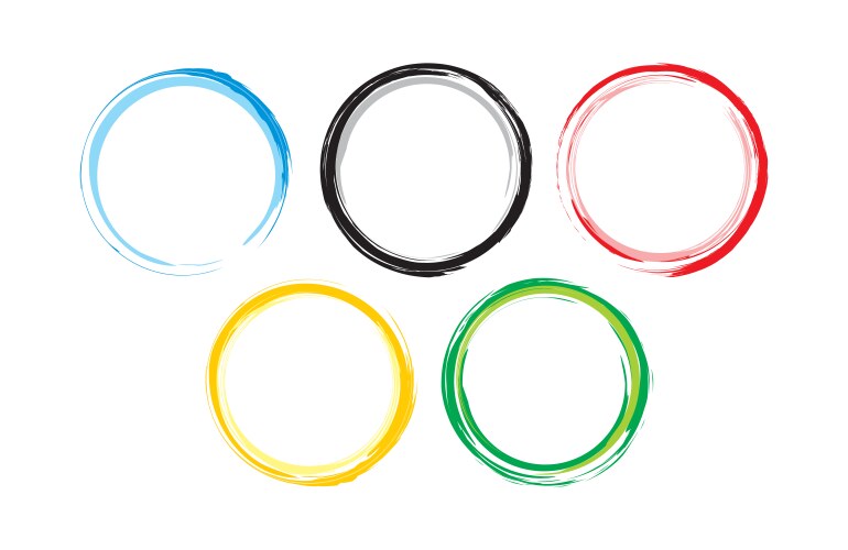 Colorful ring logo Royalty Free Vector Image - VectorStock