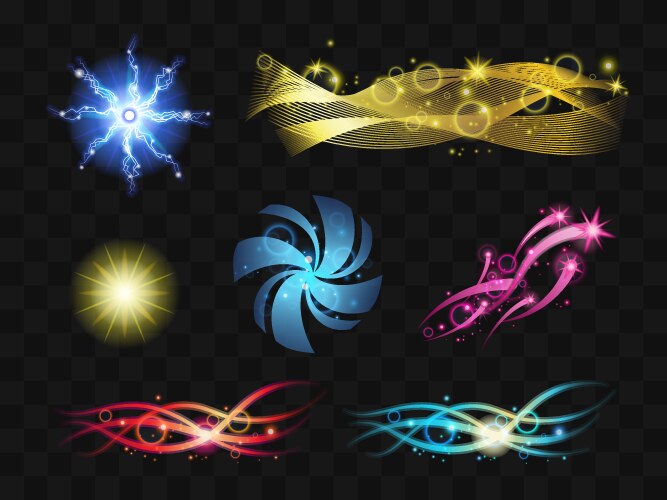 Cartoon motion blast effects Royalty Free Vector Image