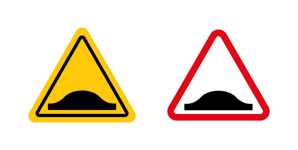 Age warning sign icon set caution Royalty Free Vector Image