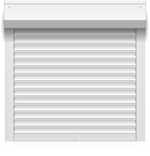 Rolling shutter door roller garage metal gate Vector Image