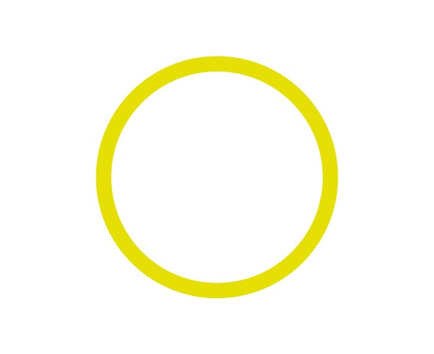 Circle outline stroke and shape brown Royalty Free Vector