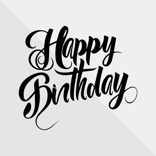 Happy Birthday Word Art Vector Images (over 2,200)