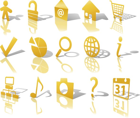 Gold Email Icon Vector Images (over 2,200)