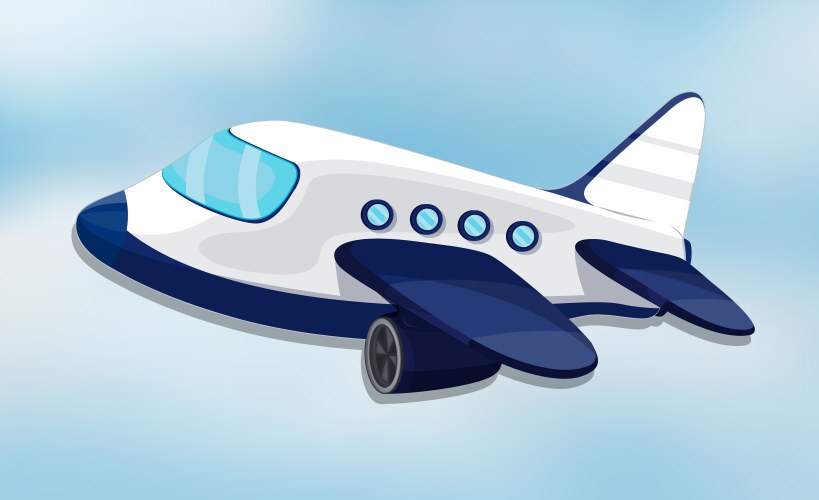 Airplane cartoon Vector Images & Graphics for Commercial Use | VectorStock