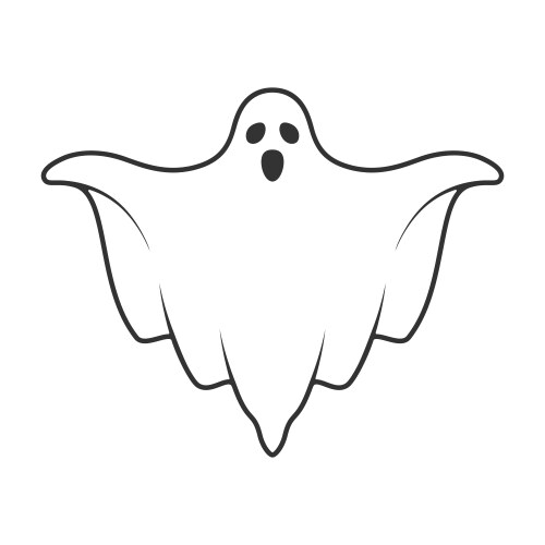 Black and White Ghost Vector Images (over 76,000)