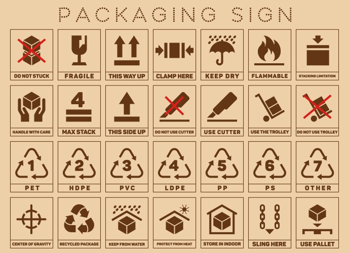 Free Packaging Symbols Vector Images (over 6,200)