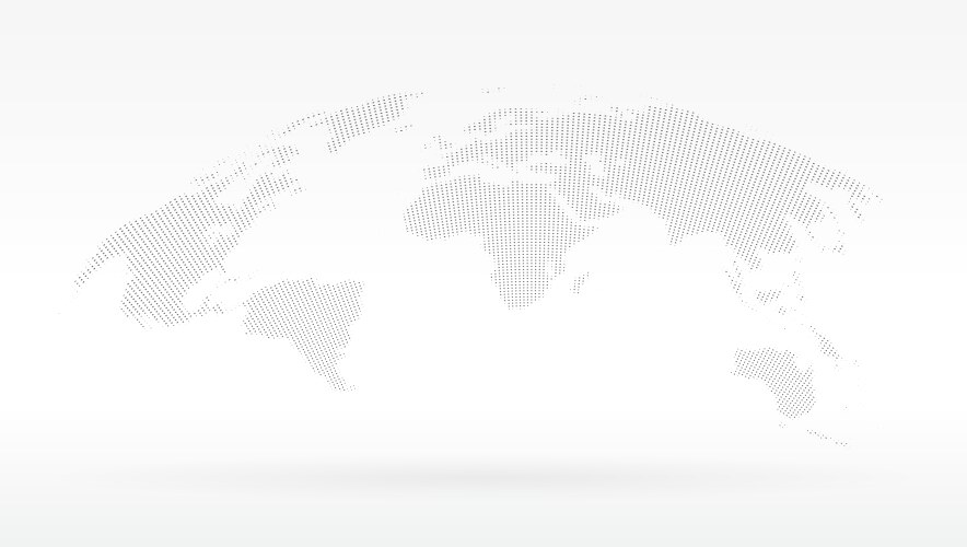 Global network connection world map point Vector Image