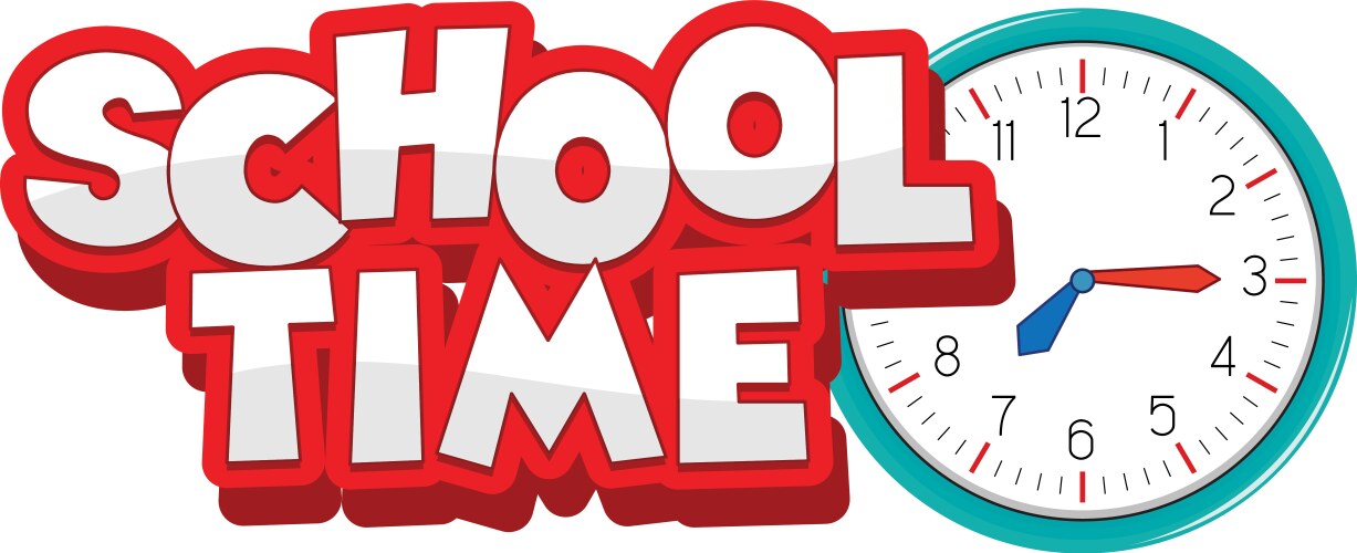 Font design for word school Royalty Free Vector Image