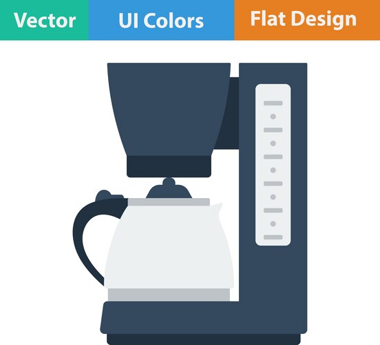 Office coffee machine icon cartoon Royalty Free Vector Image