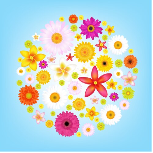 Light Blue Flowers Vector Images (over 17,000)