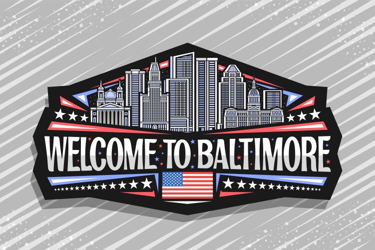 Baltimore City Skyline Silhouette Vector Images (over 120)