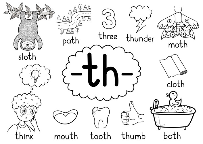 Th Worksheets Digraph Kindergarten Sh Ch Digraphs Phonics Words Sheets ...
