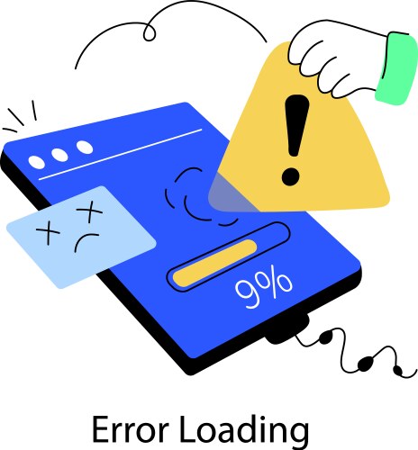 Error loading Royalty Free Vector Image - VectorStock