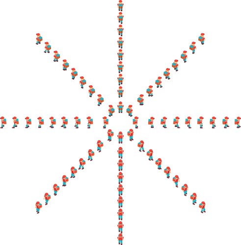 Walk Sprite Vector Images (over 300)