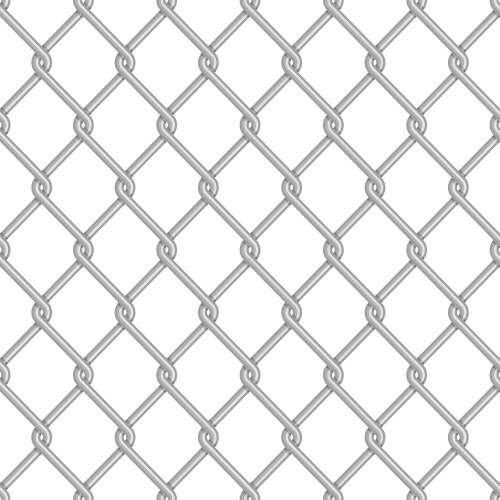 Chain-link fence seamless Royalty Free Vector Image