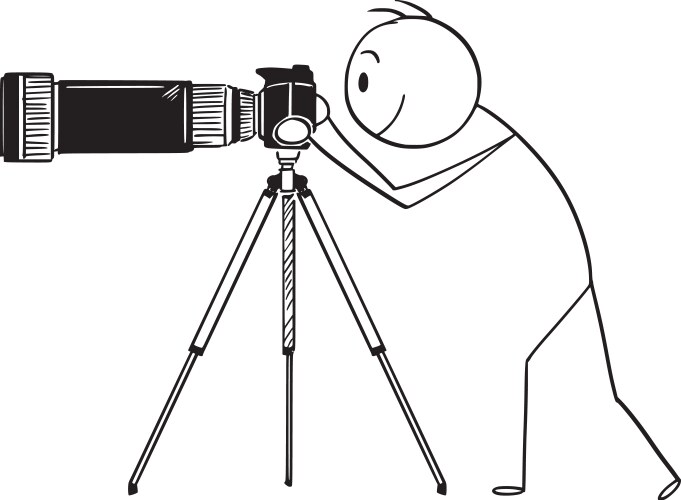Stickman Camera Vector Images (64)
