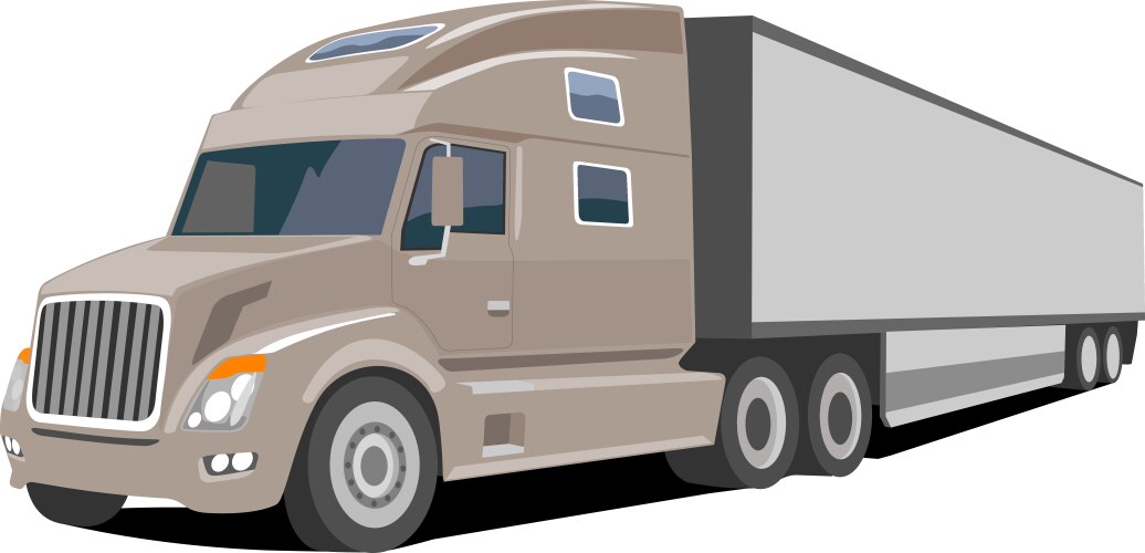 Semi Truck Vector Images (over 6,400)