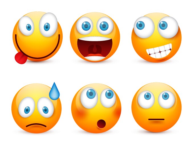 Bye emoticon Royalty Free Vector Image - VectorStock