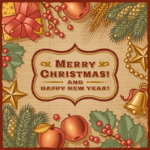 Retro Christmas Vector Images (over 210,000)