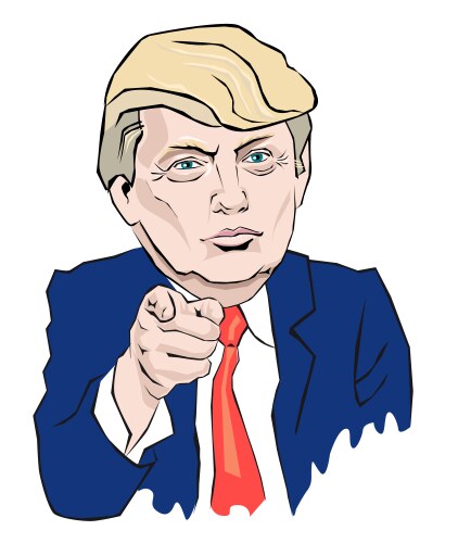 Trump Vector Images & Graphics for Commercial Use | VectorStock