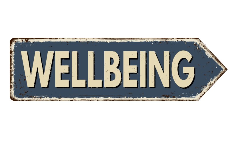 Well being Royalty Free Vector Image - VectorStock