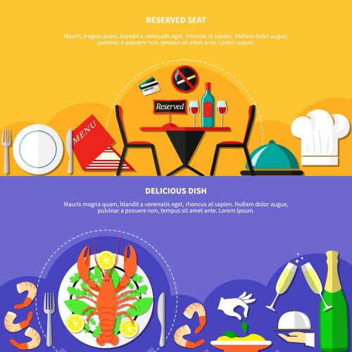 Menu Template Restaurant Cafe Horizontal Vector Images (over 480)