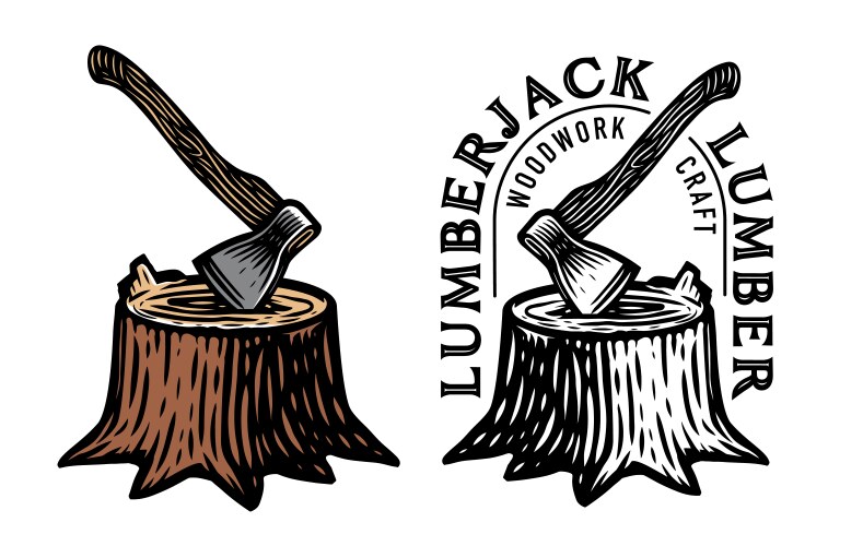 Logging Logos Vector Images (over 6,100)