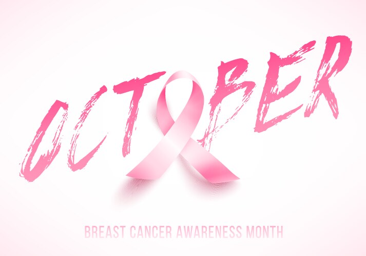 Breast cancer awareness cartoon scenes Royalty Free Vector