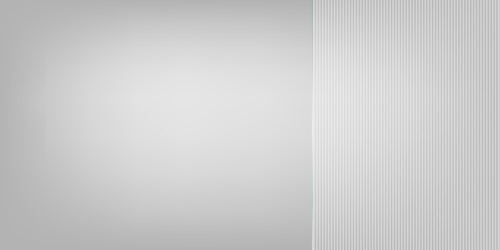 Ribbed glass effect transparant plastic Royalty Free Vector