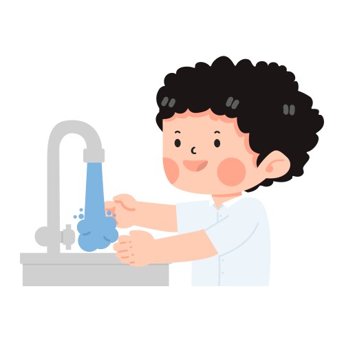 Kids Washing Hands Vector Images (over 2,100)