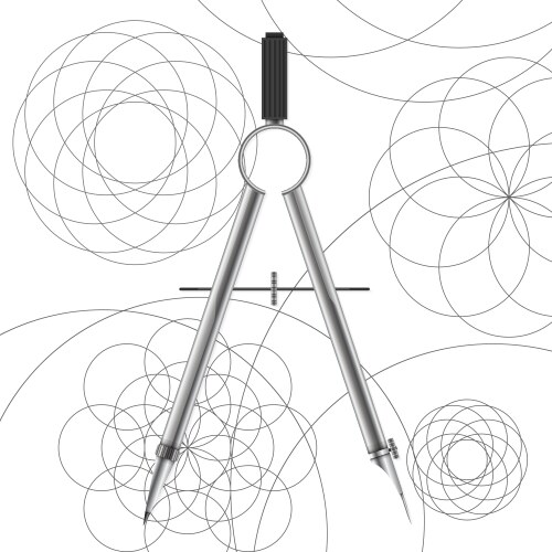 Realistic Compass Drawing Vector Images (over 310)