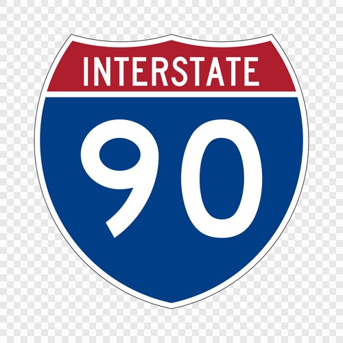 US Interstate 10 Sign Icon – Royalty-Free Vector | VectorStock