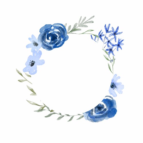 Blue Flower Border Vector Images (over 20,000)