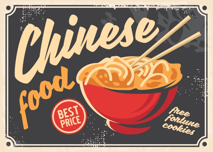 Chinese Food Poster Template Vector Images (over 1,200)