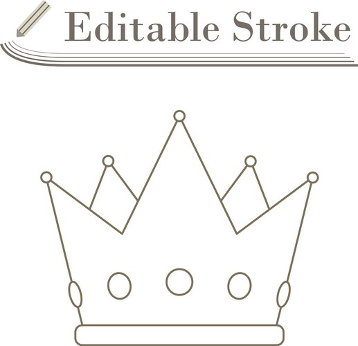 Printable cat paper hat party crown die cut Vector Image