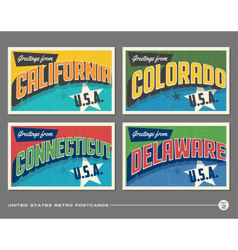 Vintage travel poster or sticker of colorado Vector Image