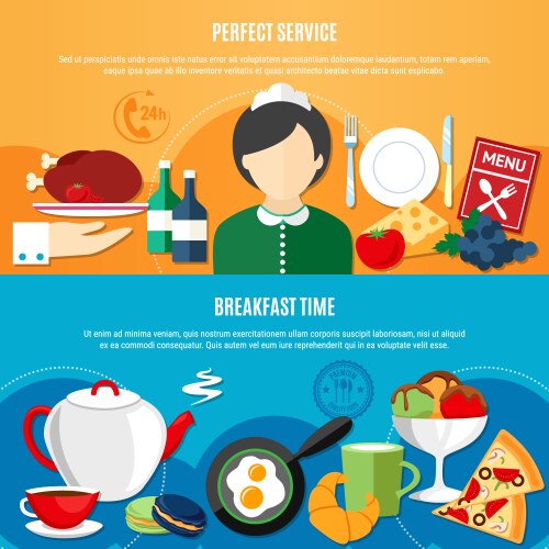 Menu Template Restaurant Cafe Horizontal Vector Images (over 480)