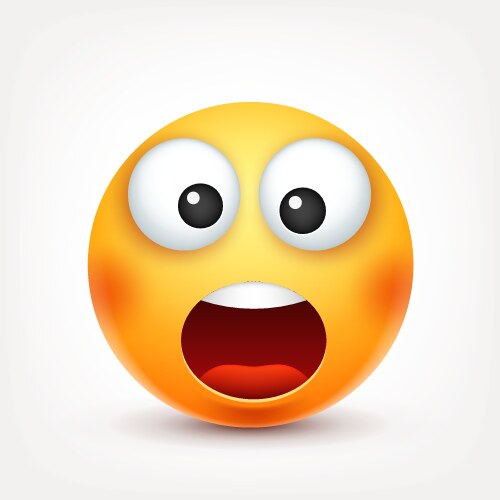 Smile emoji wearing face mask coronavirus Vector Image