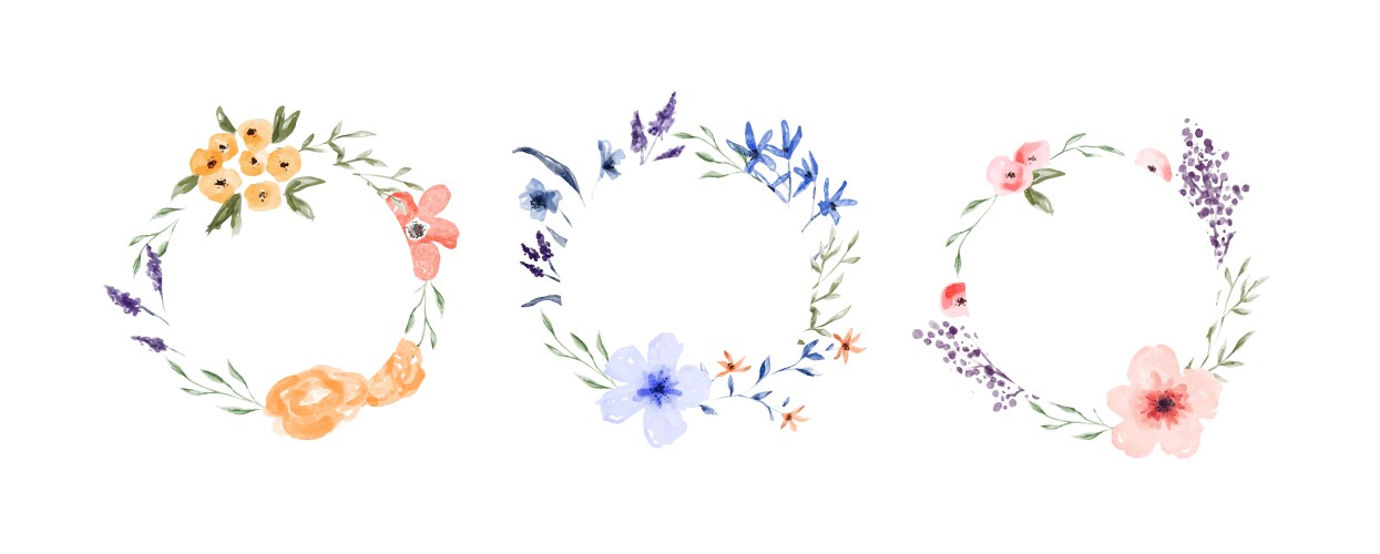 Flower Circle Border Vector Images (over 51,000)