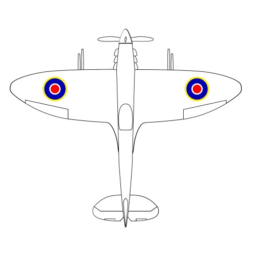 Mikoyan mig-17 fresco Royalty Free Vector Image