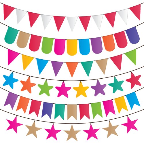 Mexican flags Royalty Free Vector Image - VectorStock