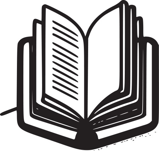 Open Book Black and White Vector Images (over 34,000)
