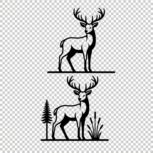 Whitetail deer Vector Images & Graphics for Commercial Use | VectorStock